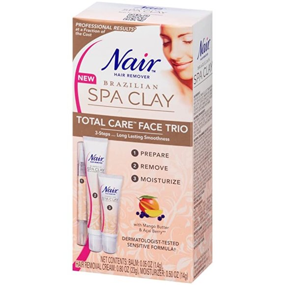 Nair Bath And Body Nair Spa Clay Facial Hair Remover Kit Poshmark